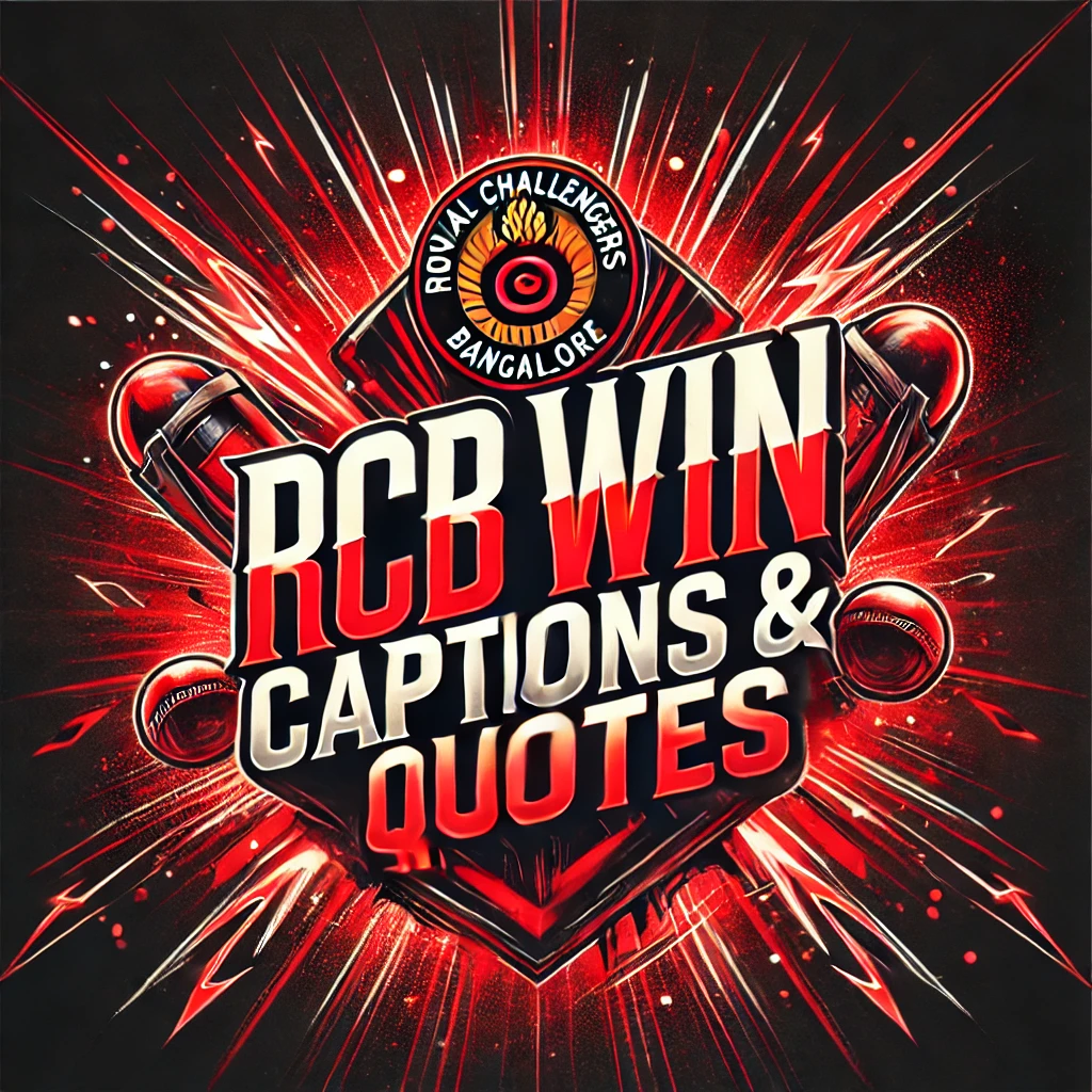100 Best RCB Win Match Captions & Quotes for Instagram 2026